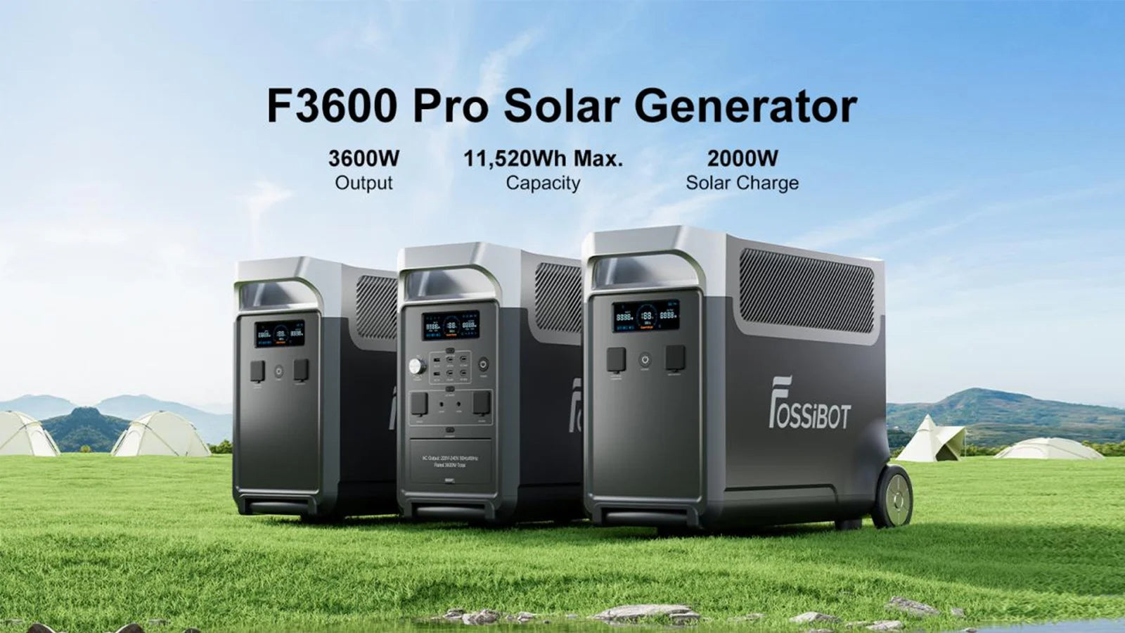 FOSSiBOT F3600 Pro Portable Power Station and FB3840 Smart Battery Pac – FOSSiBOT-EU