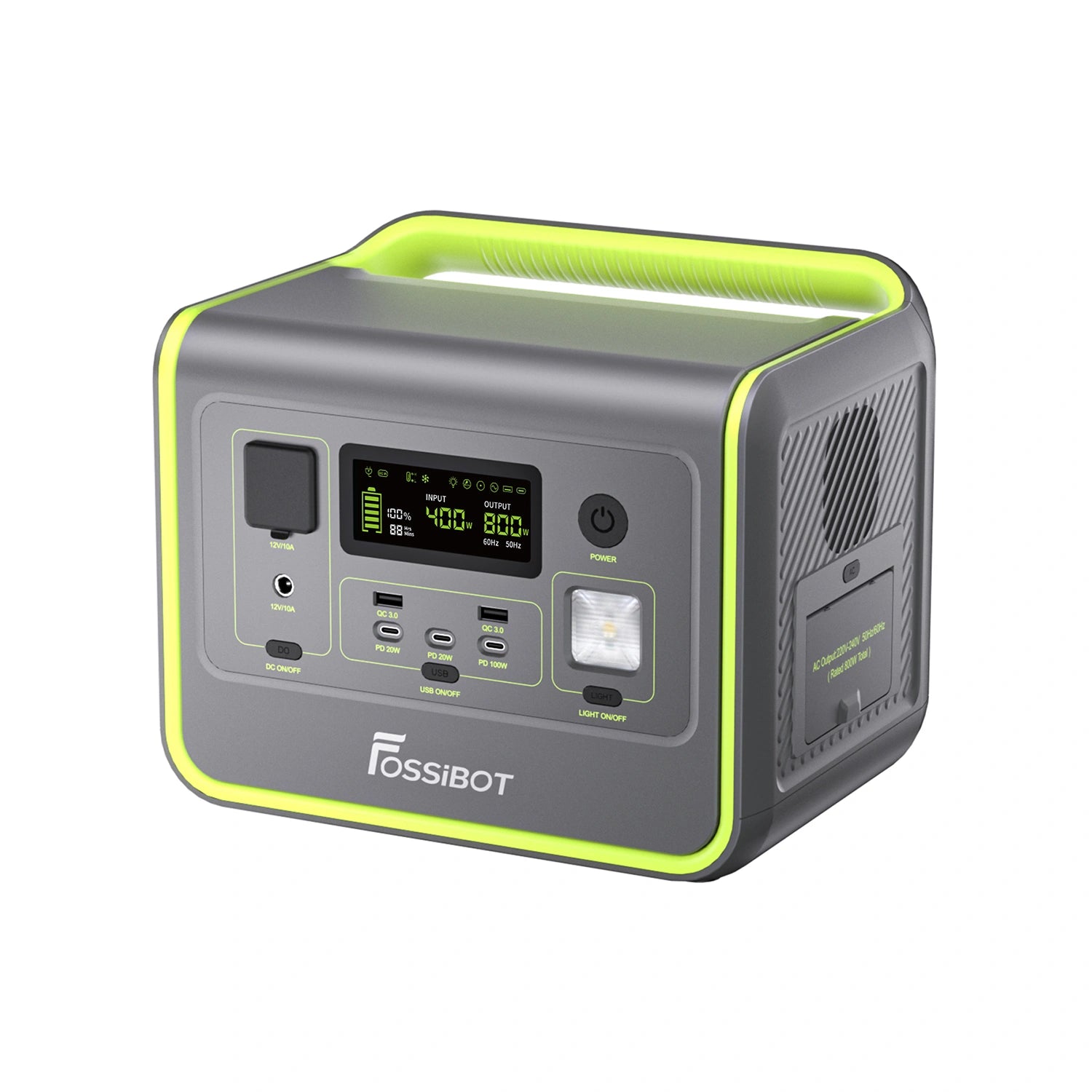 FOSSiBOT F800 Portable Power Station | 800W 512Wh – FOSSiBOT-EU